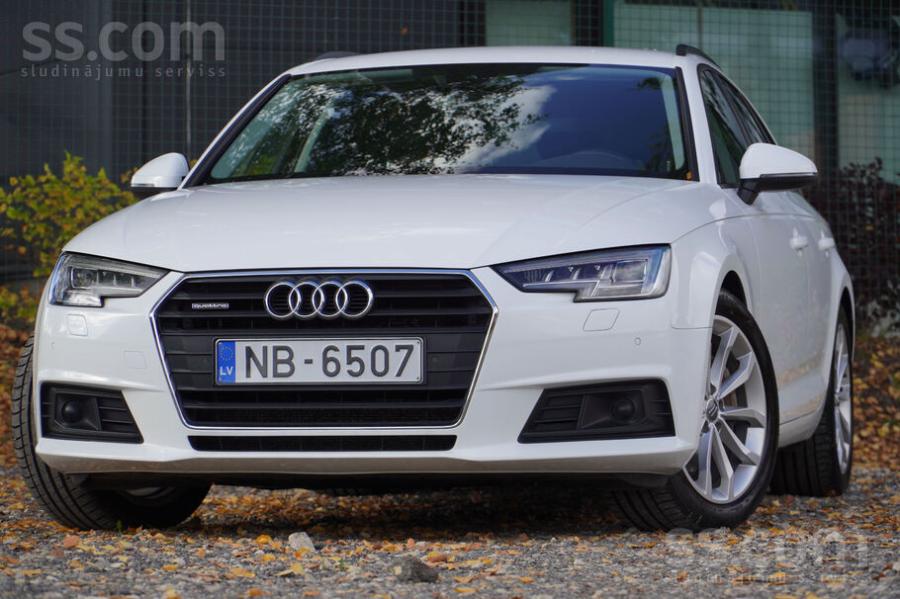 White Audi A4 2016 in Riga, with an engine capacity of 2.00 L and mileage of 220 thousand km for 15790 €, photo 5 on AUTOMOTO.COM.LV
