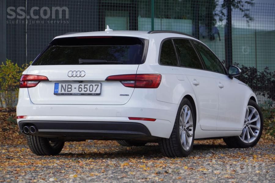 White Audi A4 2016 in Riga, with an engine capacity of 2.00 L and mileage of 220 thousand km for 15790 €, photo 11 on AUTOMOTO.COM.LV
