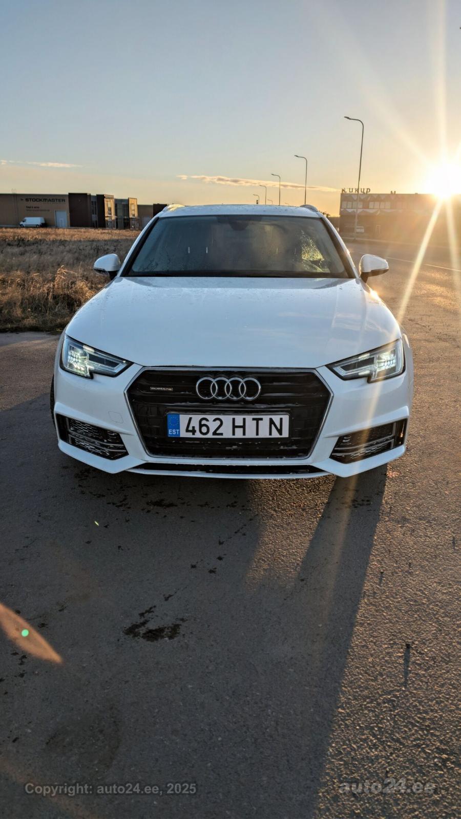 White Audi A4 2017 in Tallinn, with an engine capacity of 2.00 L and mileage of 195 thousand km for 15600 €, photo 3 on AUTOMOTO.COM.LV