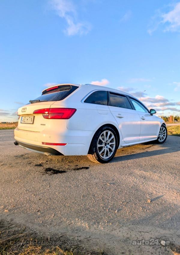 White Audi A4 2017 in Tallinn, with an engine capacity of 2.00 L and mileage of 195 thousand km for 15600 €, photo 4 on AUTOMOTO.COM.LV