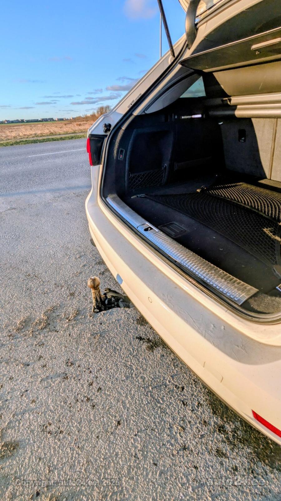 White Audi A4 2017 in Tallinn, with an engine capacity of 2.00 L and mileage of 195 thousand km for 15600 €, photo 10 on AUTOMOTO.COM.LV