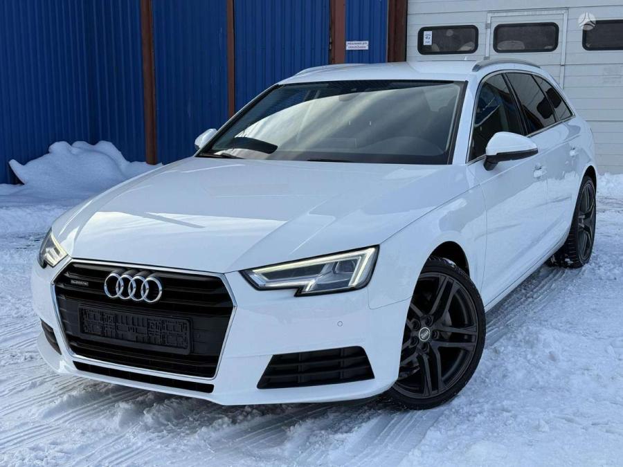 White Audi A4 2017 in Prienai, with an engine capacity of 2.00 L and mileage of 267 thousand km for 12450 €, photo 3 on AUTOMOTO.COM.LV