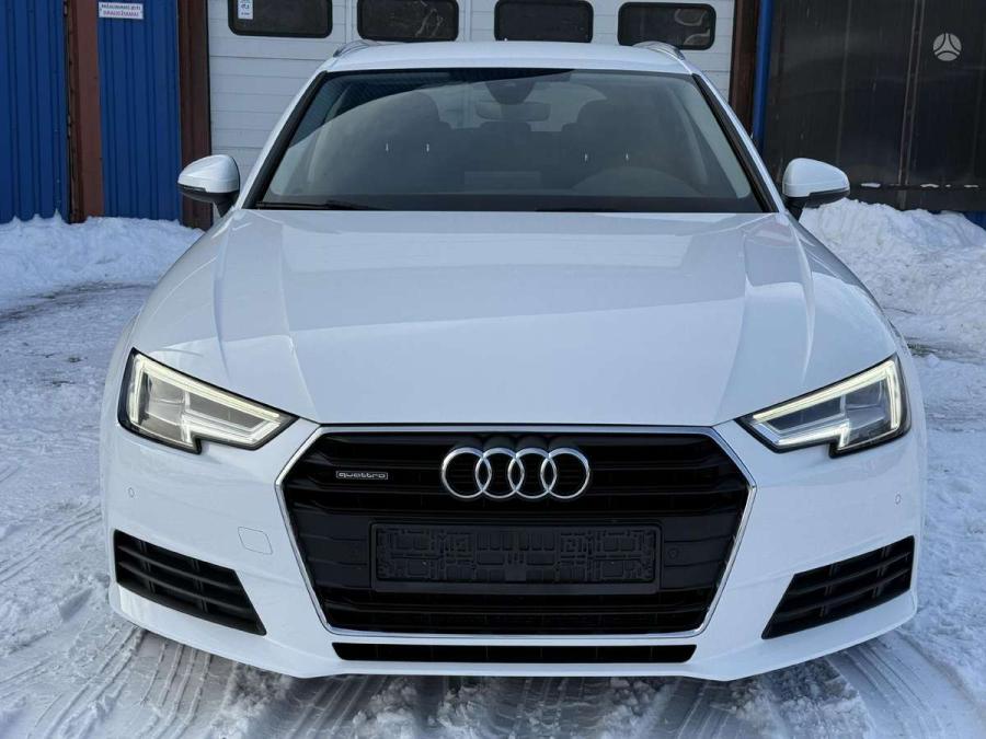 White Audi A4 2017 in Prienai, with an engine capacity of 2.00 L and mileage of 267 thousand km for 12450 €, photo 7 on AUTOMOTO.COM.LV