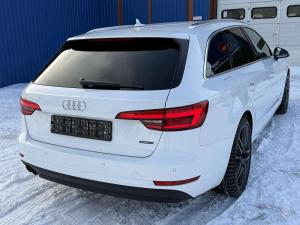 White Audi A4 2017 in Prienai, with an engine capacity of 2.00 L and mileage of 267 thousand km for 12450 €, photo 10 on AUTOMOTO.COM.LV
