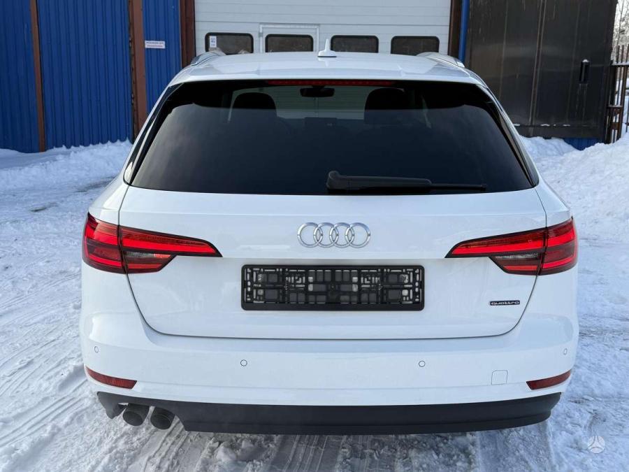 White Audi A4 2017 in Prienai, with an engine capacity of 2.00 L and mileage of 267 thousand km for 12450 €, photo 11 on AUTOMOTO.COM.LV