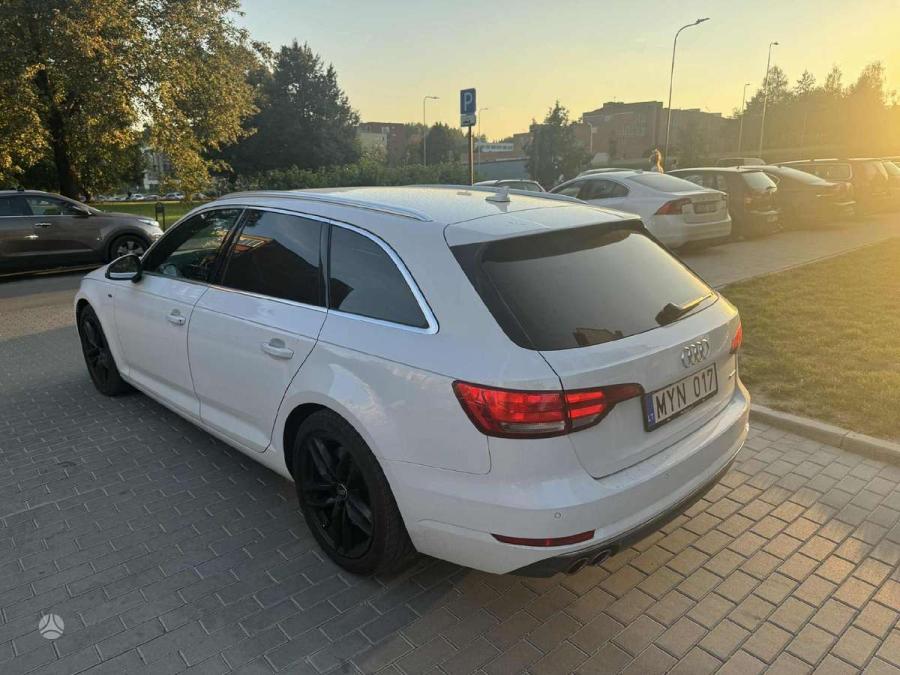Balts Audi A4 2017 Viļņa, ar dzinēja tilpumu 2.97 L un nobraukumu 190 tūkst. km par 16500 €, foto 1 vietnē AUTOMOTO.COM.LV