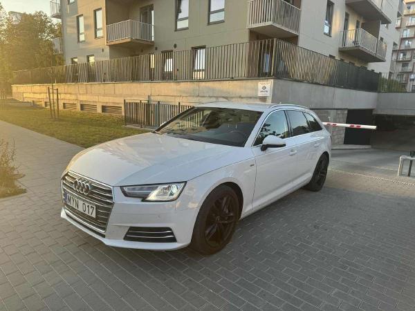 White Audi A4 2017 in Vilnius, with an engine capacity of 2.97 L and mileage of 190 thousand km for 16500 €, photo 5 on AUTOMOTO.COM.LV