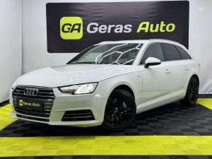 Balts Audi A4 2017 Viļņa, ar dzinēja tilpumu 2.97 L un nobraukumu 190 tūkst. km par 15990 €, foto  vietnē AUTOMOTO.COM.LV