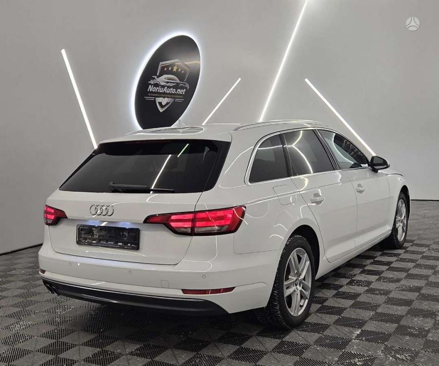 White Audi A4 2017 in Marijampole, with an engine capacity of 1.97 L and mileage of 187 thousand km for 13999 €, photo 22 on AUTOMOTO.COM.LV