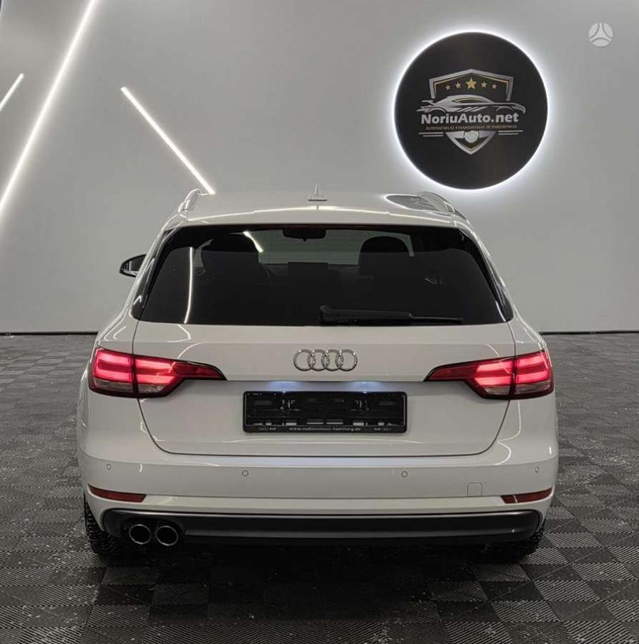 White Audi A4 2017 in Marijampole, with an engine capacity of 1.97 L and mileage of 187 thousand km for 13999 €, photo 23 on AUTOMOTO.COM.LV