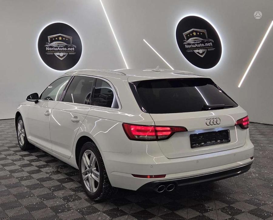 White Audi A4 2017 in Marijampole, with an engine capacity of 1.97 L and mileage of 187 thousand km for 13999 €, photo 24 on AUTOMOTO.COM.LV