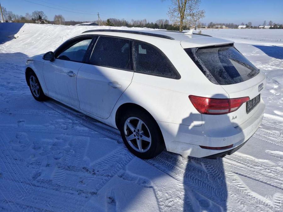 Balts Audi A4 2017 Marijampole, ar dzinēja tilpumu 1.97 L un nobraukumu 237 tūkst. km par 6600 €, foto 5 vietnē AUTOMOTO.COM.LV