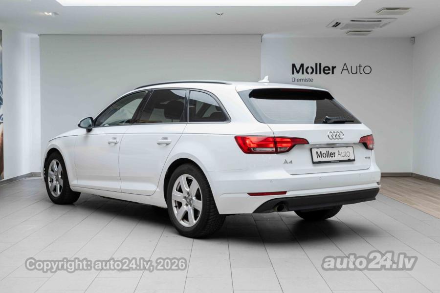 White Audi A4 2017 in Tallinn, with an engine capacity of 1.40 L and mileage of 113 thousand km for 14000 €, photo 5 on AUTOMOTO.COM.LV