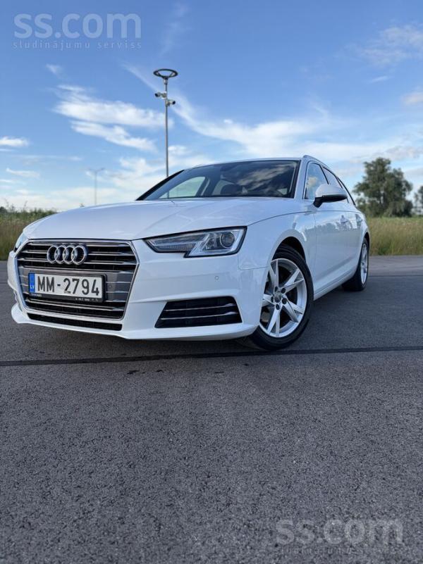 White Audi A4 2017 in Bauska, with an engine capacity of 2.00 L and mileage of 267 thousand km for 13500 €, photo 1 on AUTOMOTO.COM.LV