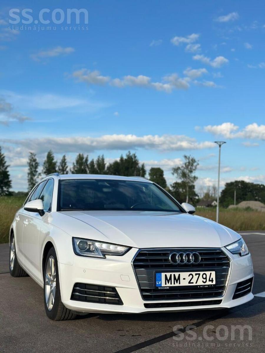 White Audi A4 2017 in Bauska, with an engine capacity of 2.00 L and mileage of 267 thousand km for 13500 €, photo 5 on AUTOMOTO.COM.LV