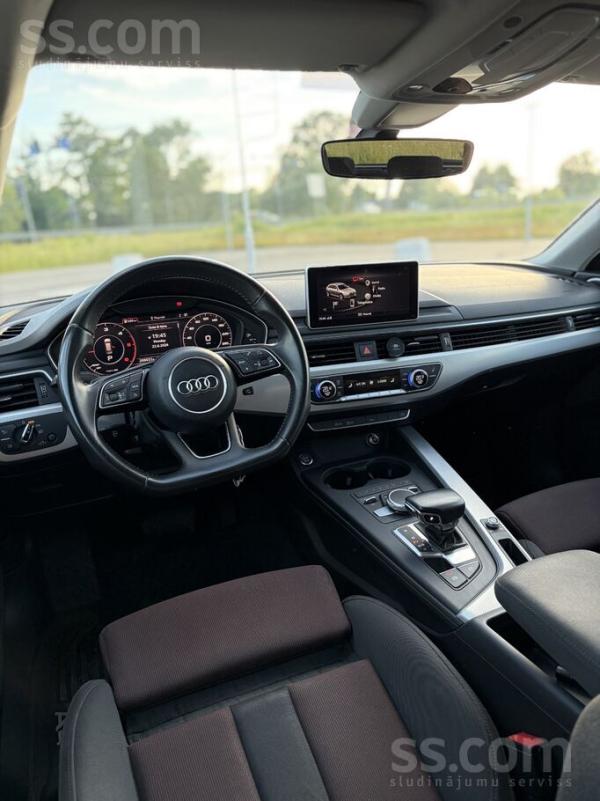 White Audi A4 2017 in Bauska, with an engine capacity of 2.00 L and mileage of 267 thousand km for 13500 €, photo 5 on AUTOMOTO.COM.LV