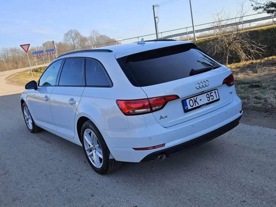 Balts Audi A4 2017 Jēkabpils, ar dzinēja tilpumu 2.00 L un nobraukumu 310 tūkst. km par 11990 €, foto 6 vietnē AUTOMOTO.COM.LV