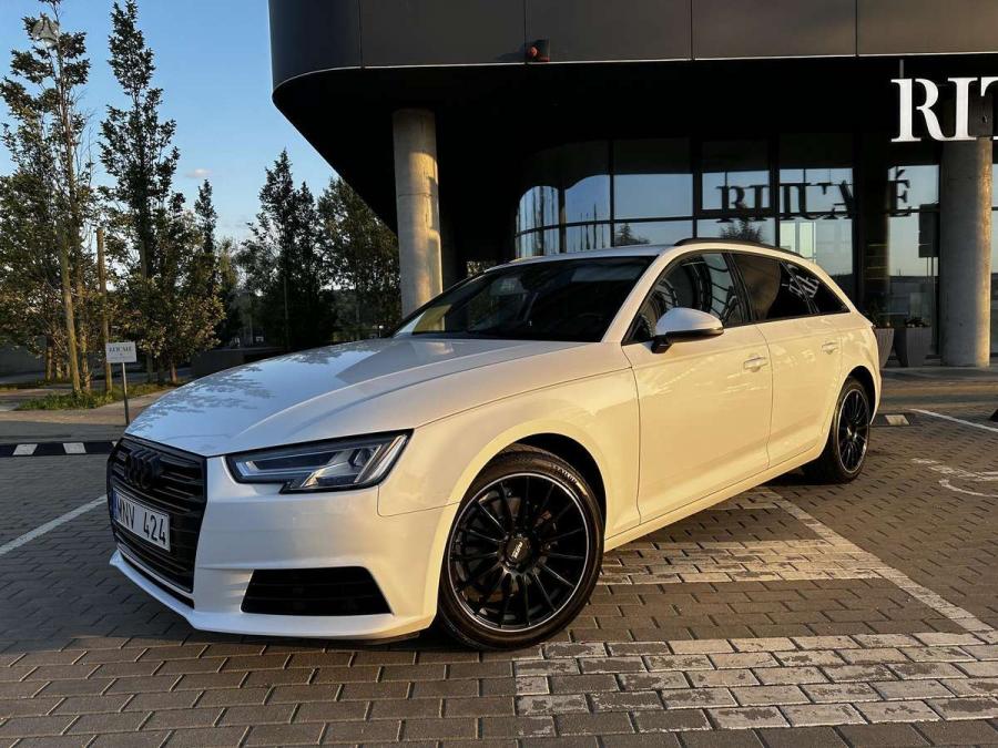 White Audi A4 2017 in Kaunas, with an engine capacity of 1.97 L and mileage of 244 thousand km for 14500 €, photo 1 on AUTOMOTO.COM.LV