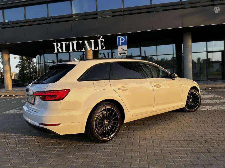 White Audi A4 2017 in Kaunas, with an engine capacity of 1.97 L and mileage of 244 thousand km for 14500 €, photo 5 on AUTOMOTO.COM.LV