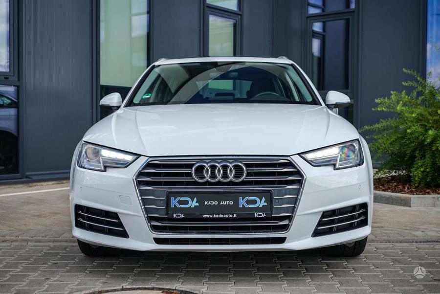 White Audi A4 2017 in Marijampole, with an engine capacity of 1.97 L and mileage of 227 thousand km for 11450 €, photo 4 on AUTOMOTO.COM.LV