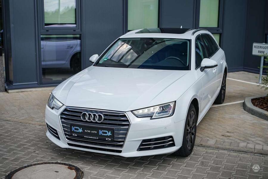 White Audi A4 2017 in Marijampole, with an engine capacity of 1.97 L and mileage of 227 thousand km for 11450 €, photo 5 on AUTOMOTO.COM.LV