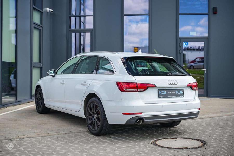 White Audi A4 2017 in Marijampole, with an engine capacity of 1.97 L and mileage of 227 thousand km for 11450 €, photo 10 on AUTOMOTO.COM.LV
