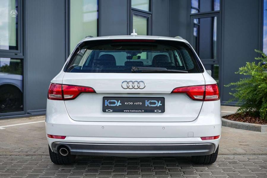 White Audi A4 2017 in Marijampole, with an engine capacity of 1.97 L and mileage of 227 thousand km for 11450 €, photo 12 on AUTOMOTO.COM.LV