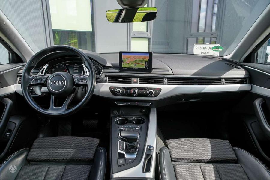 White Audi A4 2017 in Marijampole, with an engine capacity of 1.97 L and mileage of 227 thousand km for 11450 €, photo 18 on AUTOMOTO.COM.LV