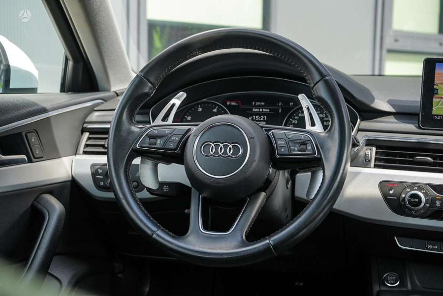 White Audi A4 2017 in Marijampole, with an engine capacity of 1.97 L and mileage of 227 thousand km for 11450 €, photo 20 on AUTOMOTO.COM.LV