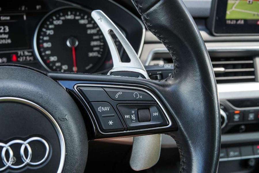 White Audi A4 2017 in Marijampole, with an engine capacity of 1.97 L and mileage of 227 thousand km for 11450 €, photo 26 on AUTOMOTO.COM.LV