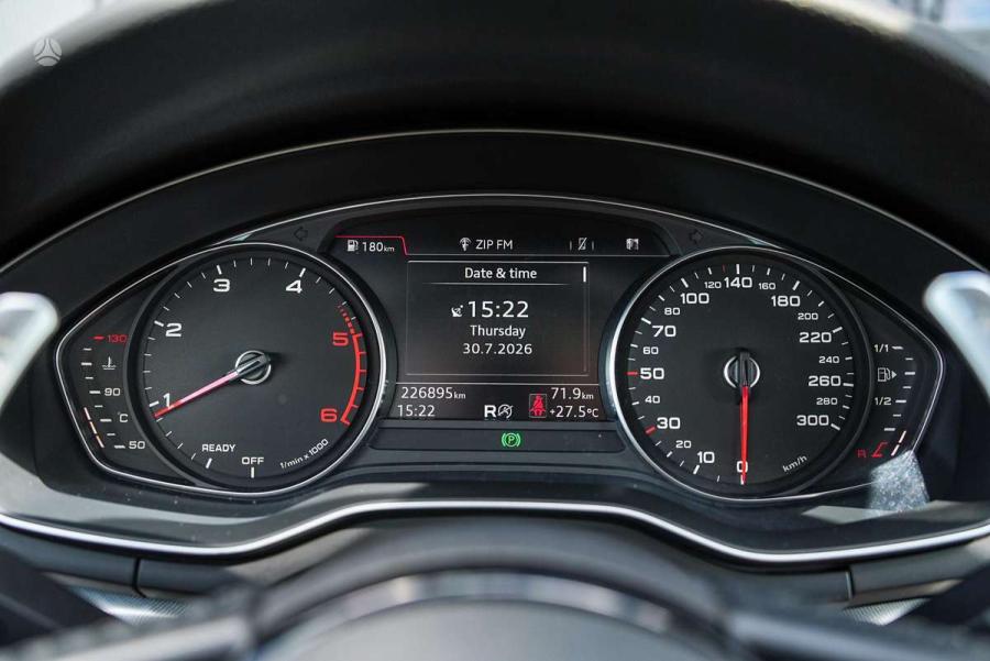 White Audi A4 2017 in Marijampole, with an engine capacity of 1.97 L and mileage of 227 thousand km for 11450 €, photo 27 on AUTOMOTO.COM.LV