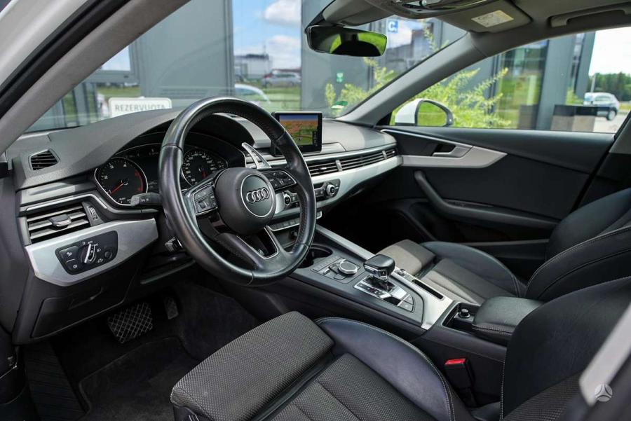 White Audi A4 2017 in Marijampole, with an engine capacity of 1.97 L and mileage of 227 thousand km for 11450 €, photo 29 on AUTOMOTO.COM.LV