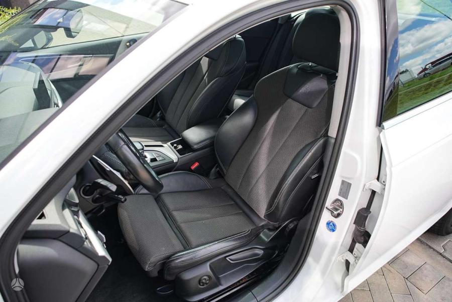 White Audi A4 2017 in Marijampole, with an engine capacity of 1.97 L and mileage of 227 thousand km for 11450 €, photo 31 on AUTOMOTO.COM.LV