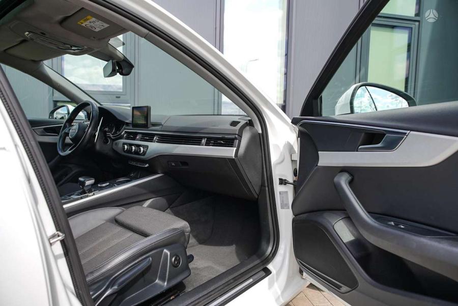 White Audi A4 2017 in Marijampole, with an engine capacity of 1.97 L and mileage of 227 thousand km for 11450 €, photo 39 on AUTOMOTO.COM.LV