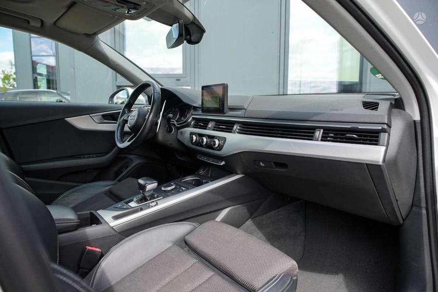 White Audi A4 2017 in Marijampole, with an engine capacity of 1.97 L and mileage of 227 thousand km for 11450 €, photo 40 on AUTOMOTO.COM.LV