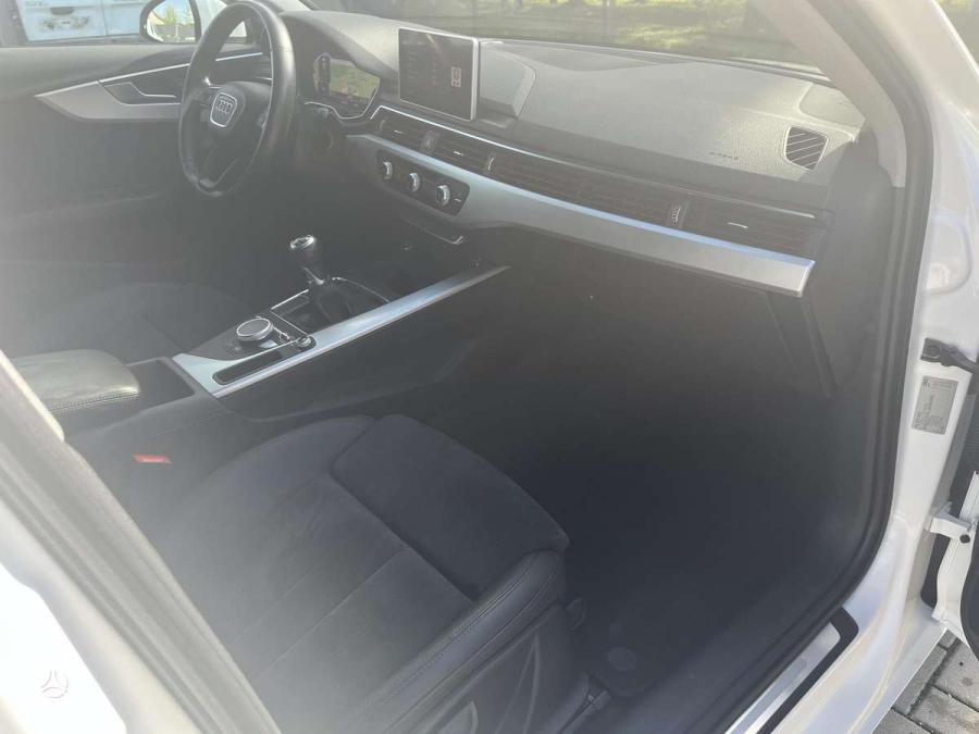 White Audi A4 2017 in Taurage, with an engine capacity of 2.00 L and mileage of 240 thousand km for 10600 €, photo 14 on AUTOMOTO.COM.LV