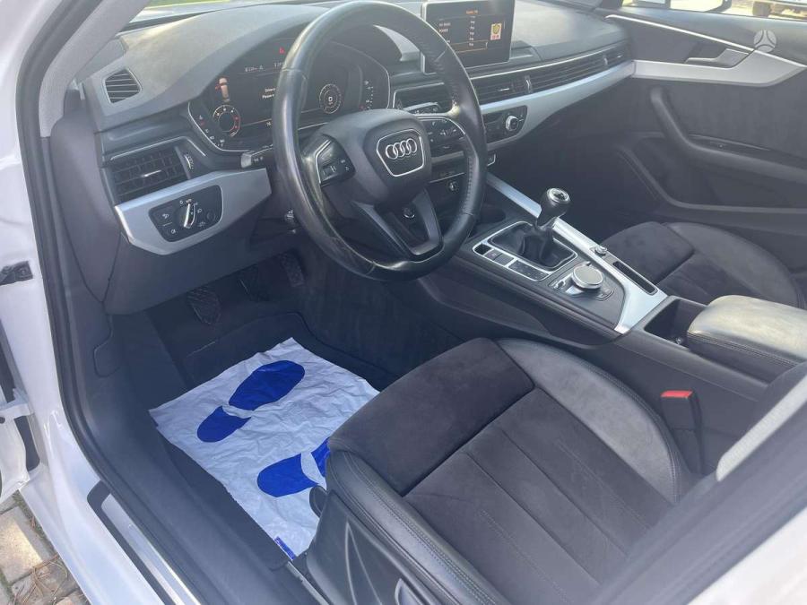 White Audi A4 2017 in Taurage, with an engine capacity of 2.00 L and mileage of 240 thousand km for 10600 €, photo 15 on AUTOMOTO.COM.LV