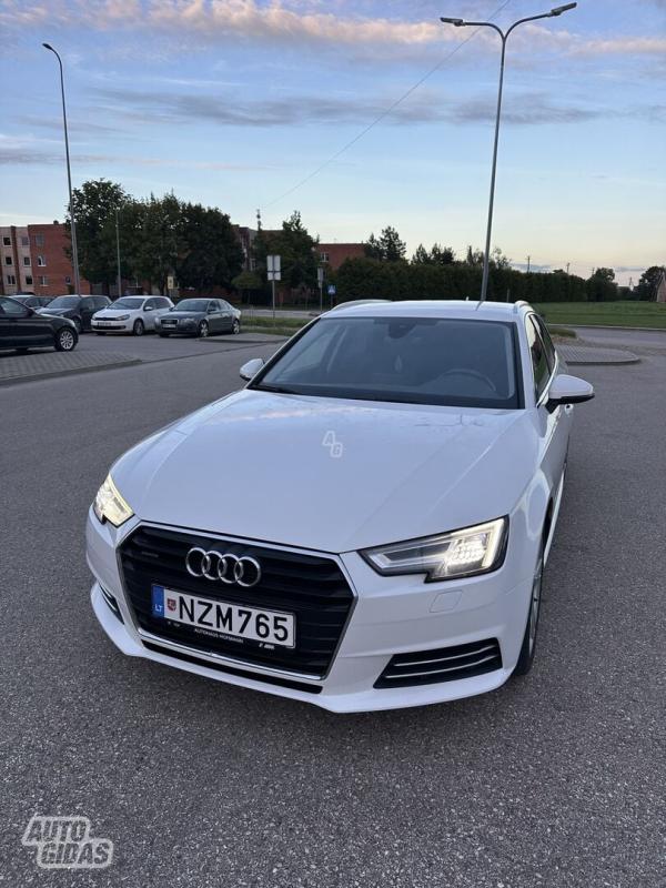 White Audi A4 2017 in Kaunas, with an engine capacity of 2.00 L and mileage of 311 thousand km for 11600 €, photo 3 on AUTOMOTO.COM.LV