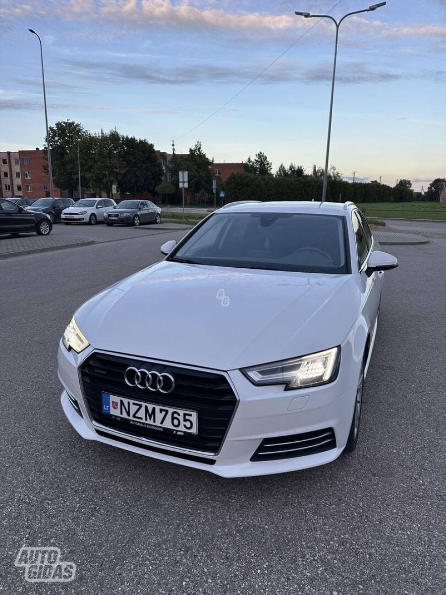 White Audi A4 2017 in Kaunas, with an engine capacity of 2.00 L and mileage of 311 thousand km for 11600 €, photo 3 on AUTOMOTO.COM.LV