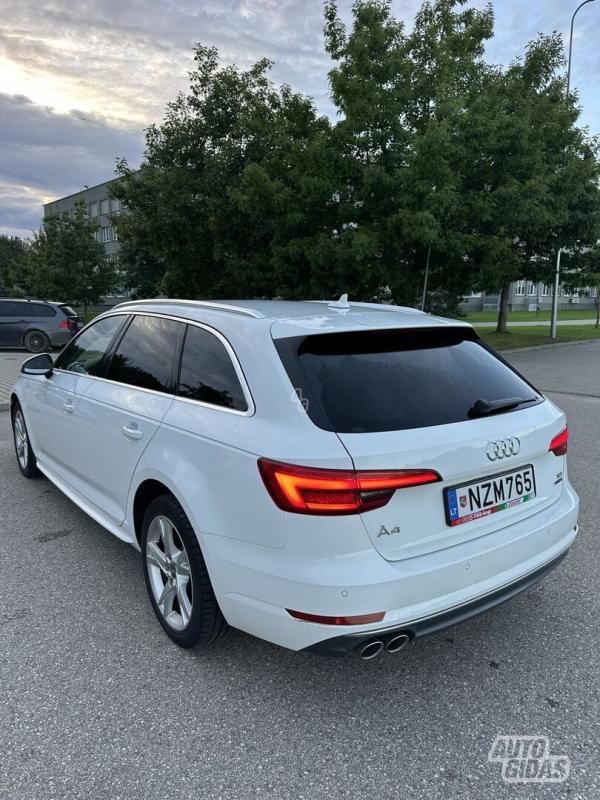 White Audi A4 2017 in Kaunas, with an engine capacity of 2.00 L and mileage of 311 thousand km for 11600 €, photo 9 on AUTOMOTO.COM.LV