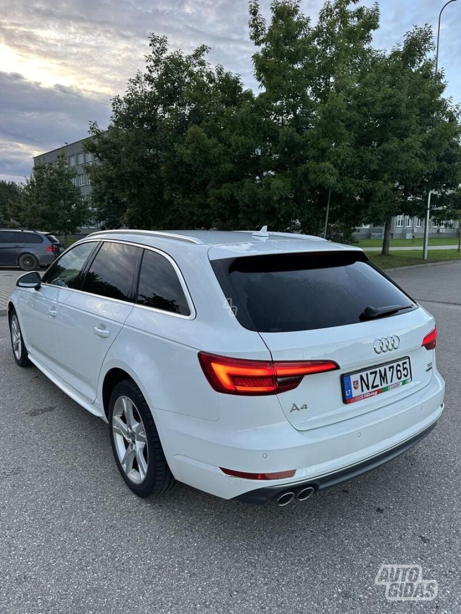 White Audi A4 2017 in Kaunas, with an engine capacity of 2.00 L and mileage of 311 thousand km for 11600 €, photo 9 on AUTOMOTO.COM.LV