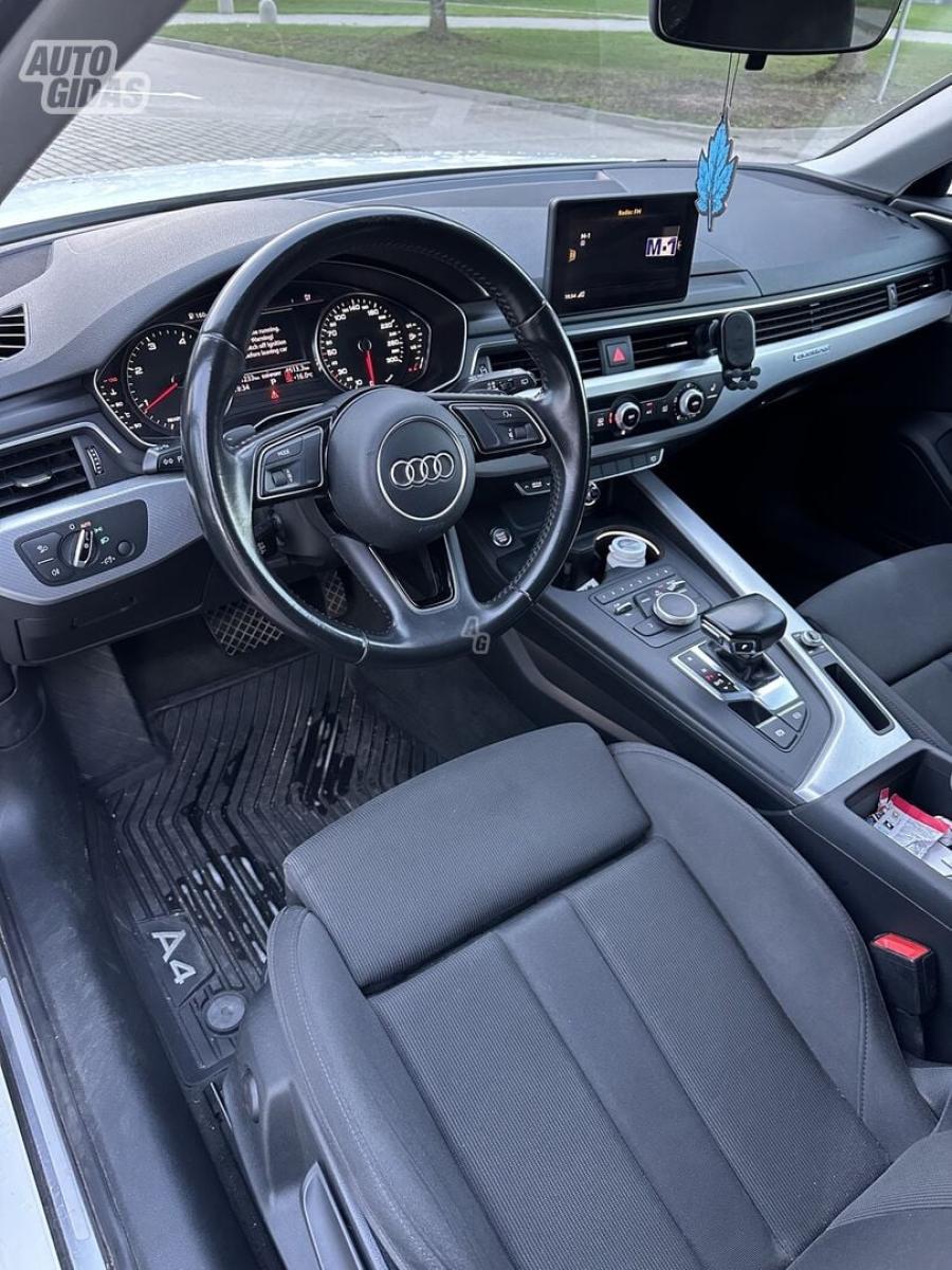 White Audi A4 2017 in Kaunas, with an engine capacity of 2.00 L and mileage of 311 thousand km for 11600 €, photo 15 on AUTOMOTO.COM.LV