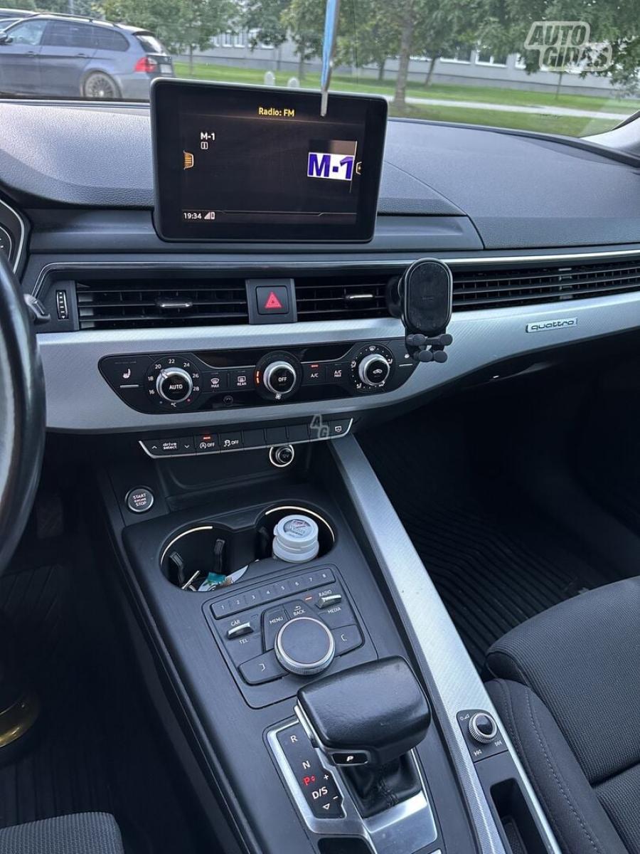 White Audi A4 2017 in Kaunas, with an engine capacity of 2.00 L and mileage of 311 thousand km for 11600 €, photo 16 on AUTOMOTO.COM.LV