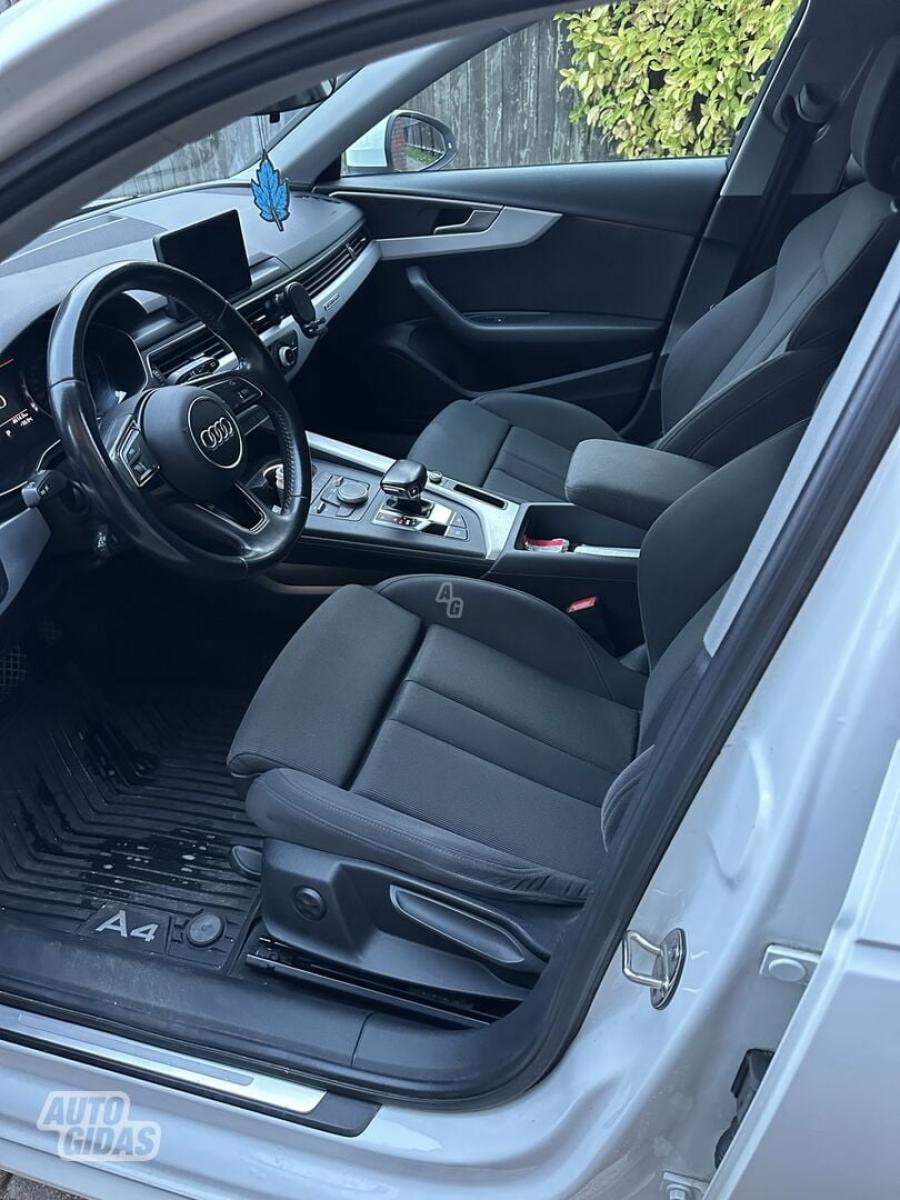 White Audi A4 2017 in Kaunas, with an engine capacity of 2.00 L and mileage of 311 thousand km for 11600 €, photo 23 on AUTOMOTO.COM.LV
