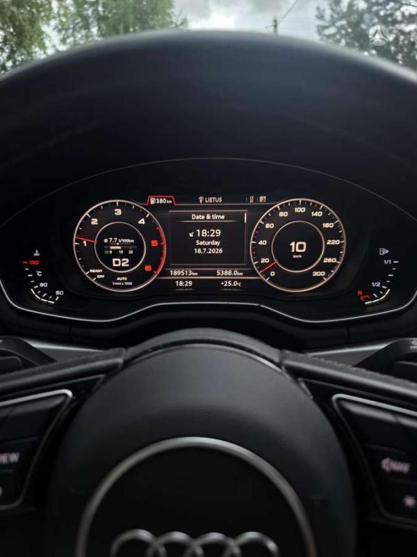 White Audi A4 2017 in Siauliai, with an engine capacity of 1.97 L and mileage of 191 thousand km for 13000 €, photo 11 on AUTOMOTO.COM.LV