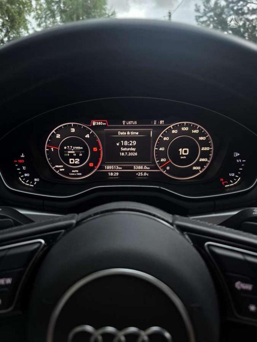 Balts Audi A4 2017 Šauļi, ar dzinēja tilpumu 1.97 L un nobraukumu 191 tūkst. km par 13000 €, foto 11 vietnē AUTOMOTO.COM.LV