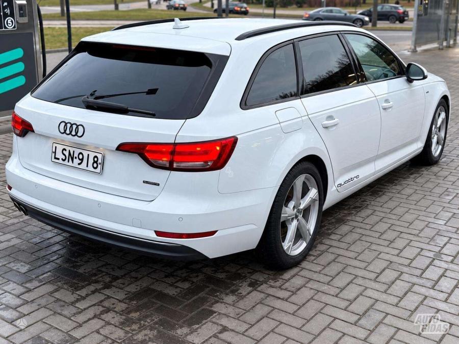 White Audi A4 2017 in Kaunas, with an engine capacity of 3.00 L and mileage of 232 thousand km for 13499 €, photo 5 on AUTOMOTO.COM.LV