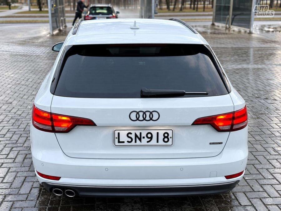 White Audi A4 2017 in Kaunas, with an engine capacity of 3.00 L and mileage of 232 thousand km for 13499 €, photo 6 on AUTOMOTO.COM.LV