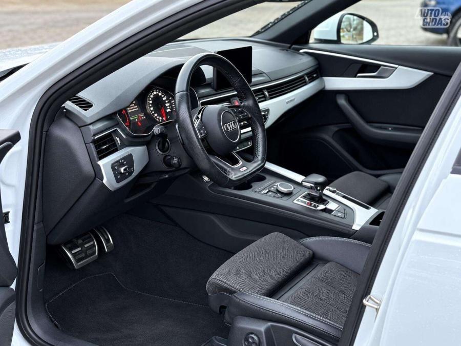 White Audi A4 2017 in Kaunas, with an engine capacity of 3.00 L and mileage of 232 thousand km for 13499 €, photo 8 on AUTOMOTO.COM.LV