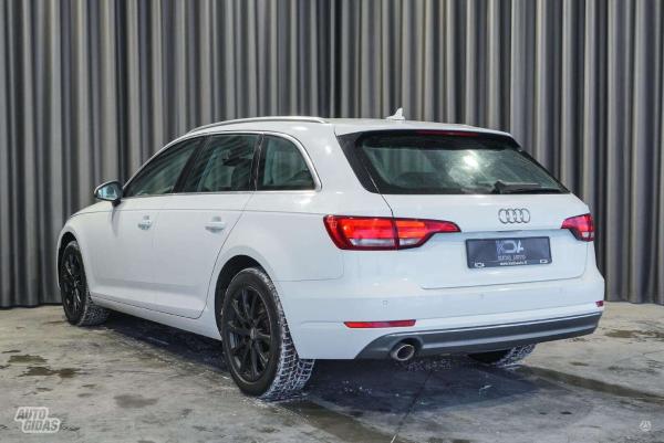 White Audi A4 2018 in Marijampole, with an engine capacity of 2.00 L and mileage of 227 thousand km for 11950 €, photo 8 on AUTOMOTO.COM.LV